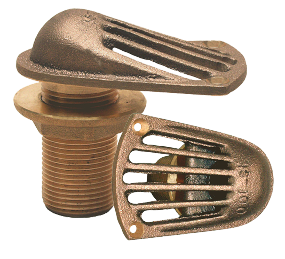 00IS100 – Bronze Intake Strainers – Web Base – Thru Hull Style ...